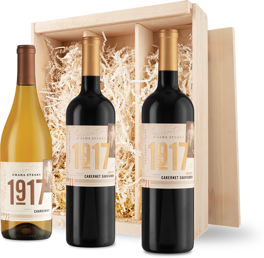 Surf & Turf Trio in Wood Gift Box NV